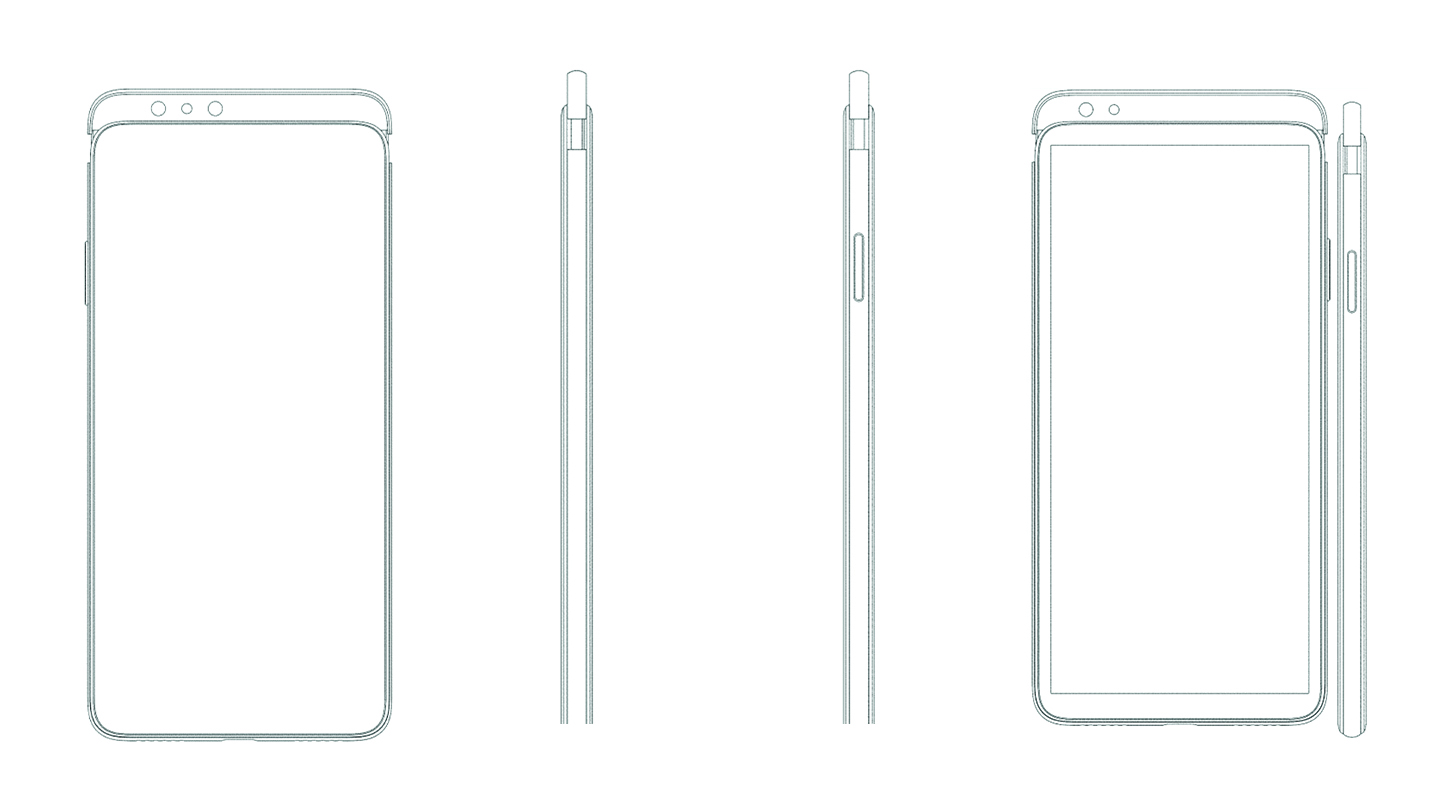 Oppo Phone With New Sliding Mechanism Gets a Patent on WIPO
