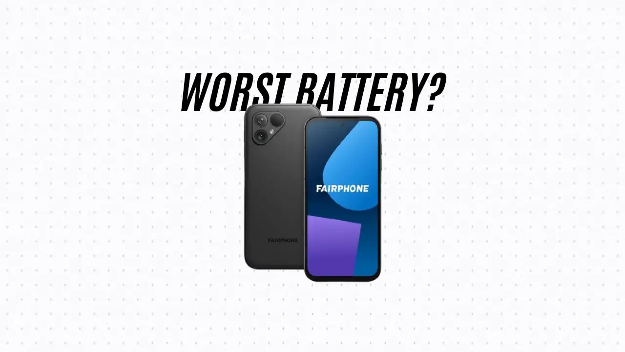Fairphone 5 Battery Woes: DxOMark Finds Only 2 Hours of Life