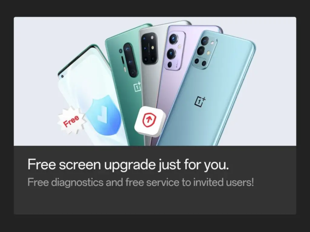 OnePlus offers free screen upgrade program for select models