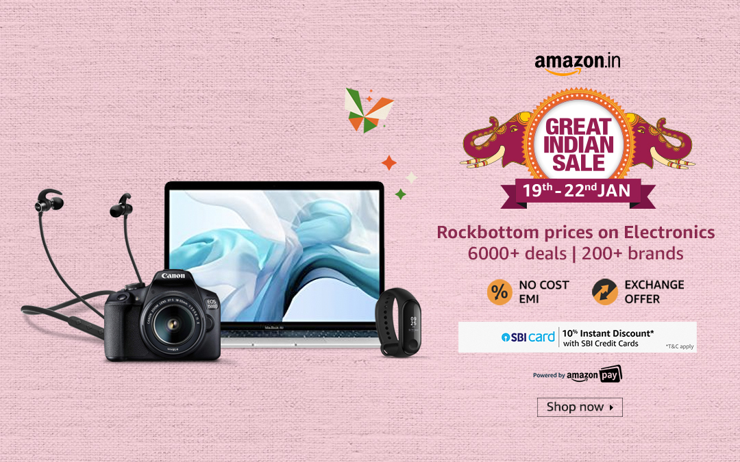 The Best Amazon Great Indian Sale 2020 Deals & Offers [Updated Daily]