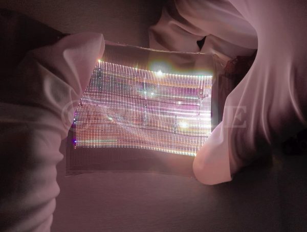 Royole showcases prototype for stretchable displays with micro-LEDs